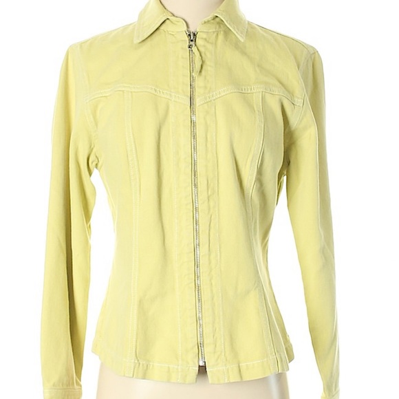 CAbi | Jackets & Coats | Cabi Zip Jean Jacket | Poshmark